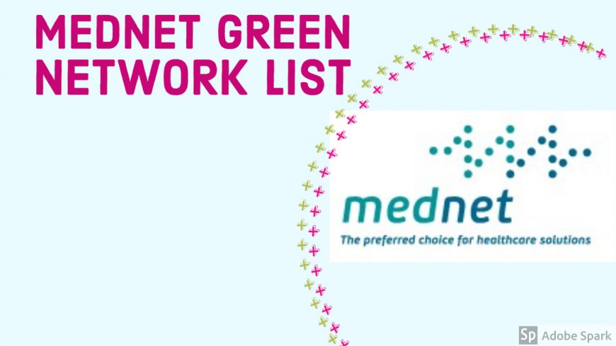 Mednet Green Network List 2021 - UAE INSURE