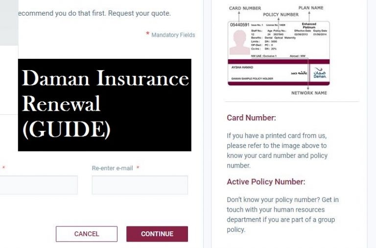 How to Renew your Daman Insurance Card Online – UAE INSURE